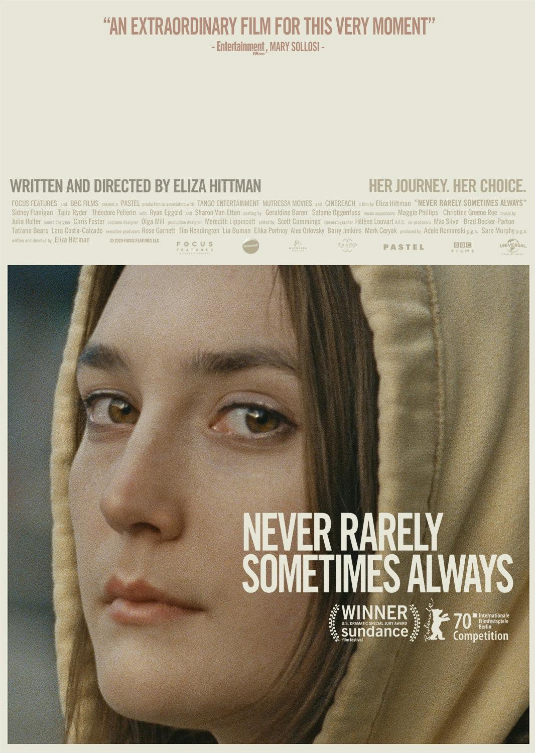 Never Rarely Sometimes Always · BIFA · British Independent Film Awards